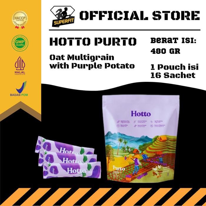 Jual Hotto Purto Multigrain with Purple Potato 1 Pouch - Kota Medan ...