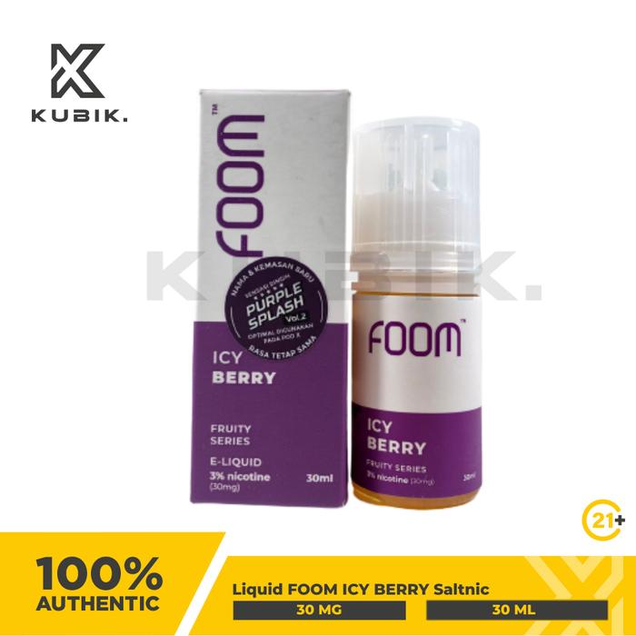 Jual Liquid Foom Purple Splash Frost Berry Salt Nic 30ML by Foom ...