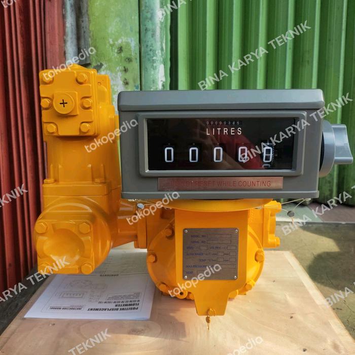 Jual flow meter industri LC 1,5inch Flowmeter 225LPM Flow Meter Oli ...