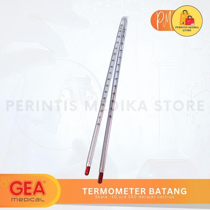 Jual Termometer Batang l Alat Ukur Suhu Air / Skala -10 s/d 150 celcius ...