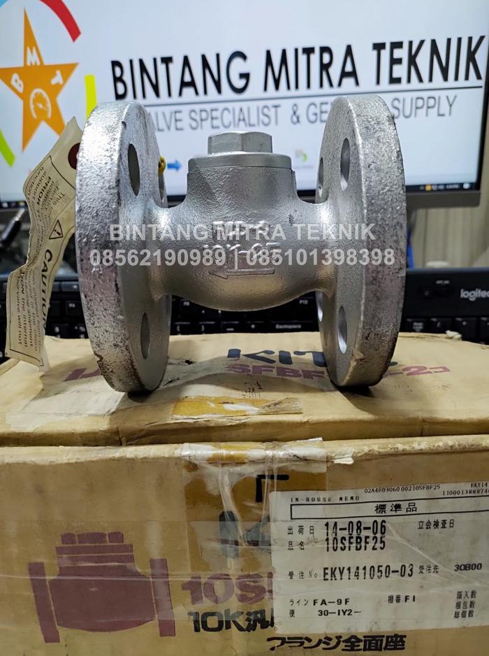 Jual LIFT CHECK VALVE KITZ / CHECK VALVE UAP KITZ JIS 10K 1" FIG - Kota ...