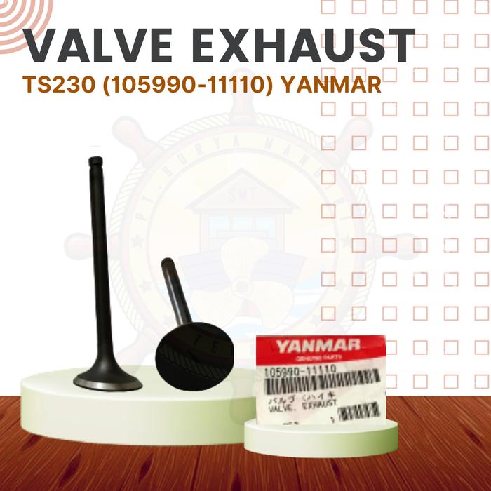 Jual VALVE EXHAUST TS230 105990-11110 YANMAR ASLI GENUINE - Kota ...