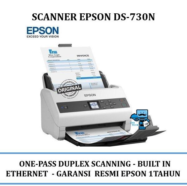 Jual Scanner Epson Ds-730n A4 Duplex Ethernet Lan - Garansi Resmi ...