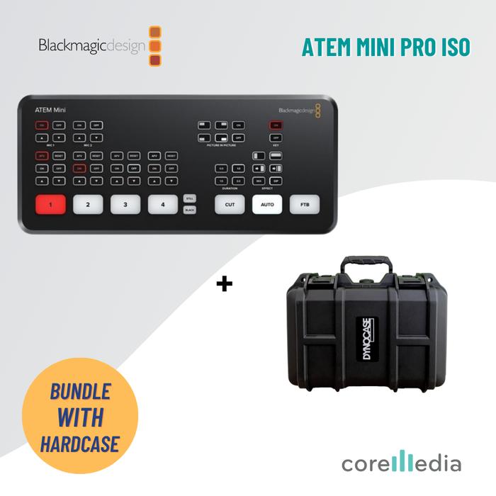 Promo Blackmagic Design ATEM Mini Pro ISO HDMI Live Switcher 4 Channel ...