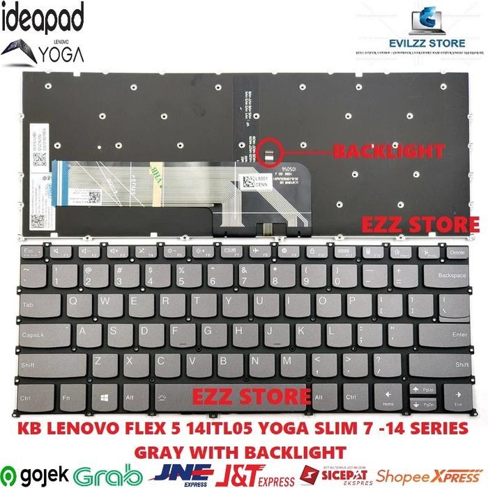 Jual KEYBOARD LENOVO IDEAPAD FLEX 5 14ITL05 14ALC05 14ARE05 14IIL05 ...