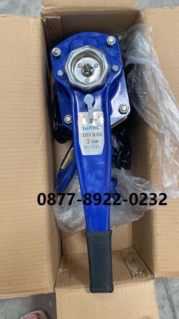 Jual Lever Block / Lever Hoist 3 Ton x 1.5 Meter DUTEC - Jakarta Utara ...