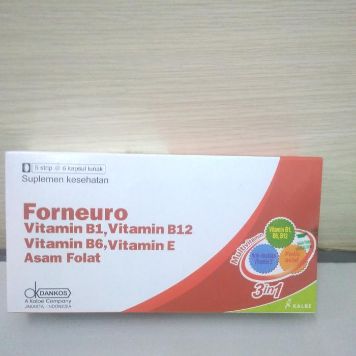 Jual Forneuro Vitamin B1, B6, B12 box 30 kapsul - Kota Depok - apotek ...