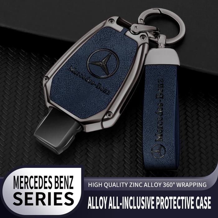 Jual Metal Kulit Mercedes Key Case Sarung Kunci Mercy W212 W205 X253 ...