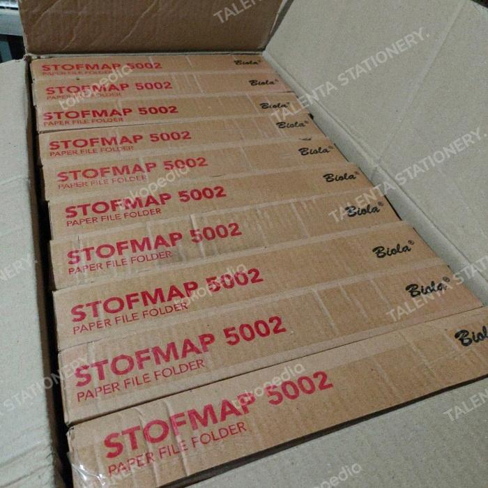 Jual Stop Map Folio Biola Harga Satu Dus Isi 50 Lembar - Biru Di Seller ...