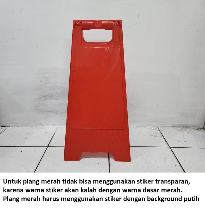 Jual Plang warna rambu stiker DILARANG PARKIR Rumah Ruko Rukan Lantai ...