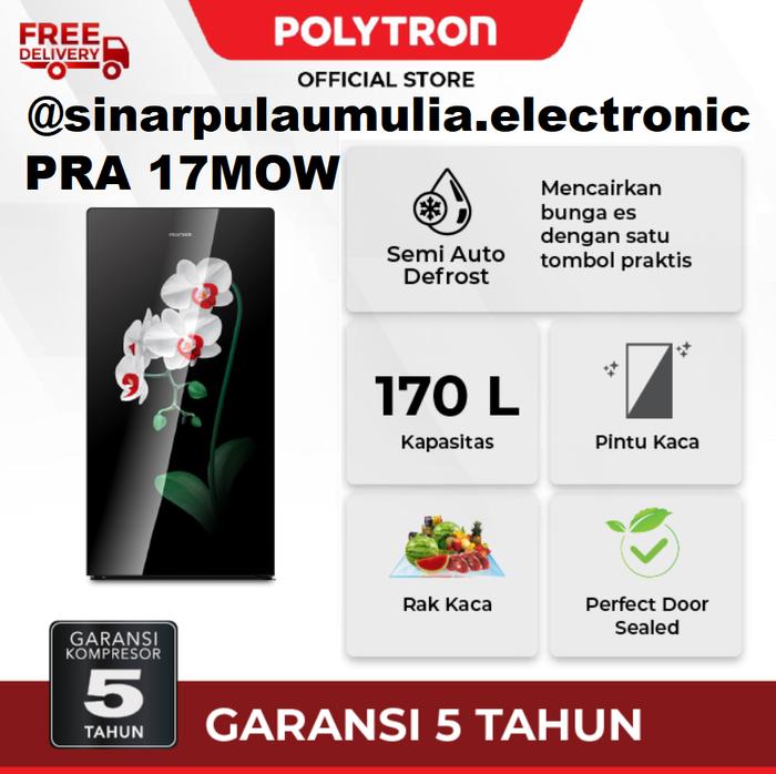 Jual Polytron Kulkas 1 Pintu 170 Liter - PRA 17MOW / PRA 17 MOW ...