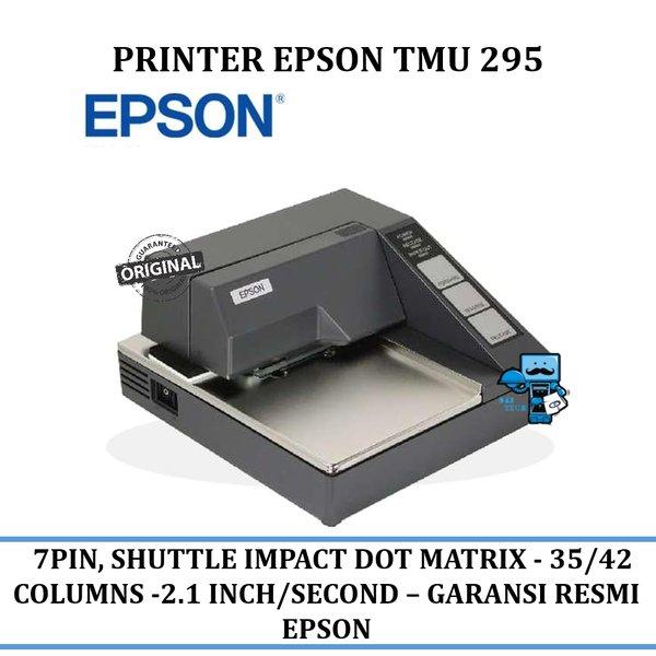 Promo Printer Pos Dot Matrix Slip Validasi Epson Tmu 295 Tmu295 Tm-U295 Cicil 0% 3x - Jakarta ...