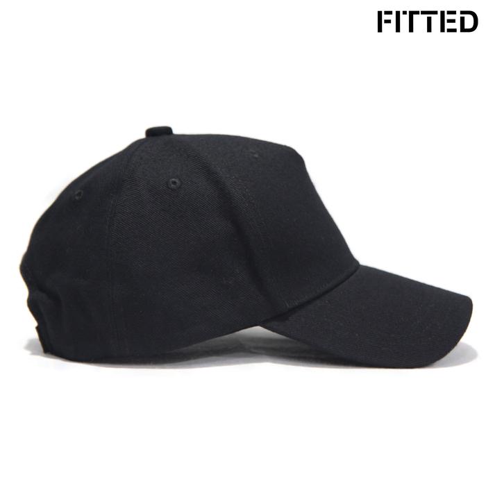 Promo Fitted by Snapback Topi Baseball Dewasa Hitam Polos Daimaru ...