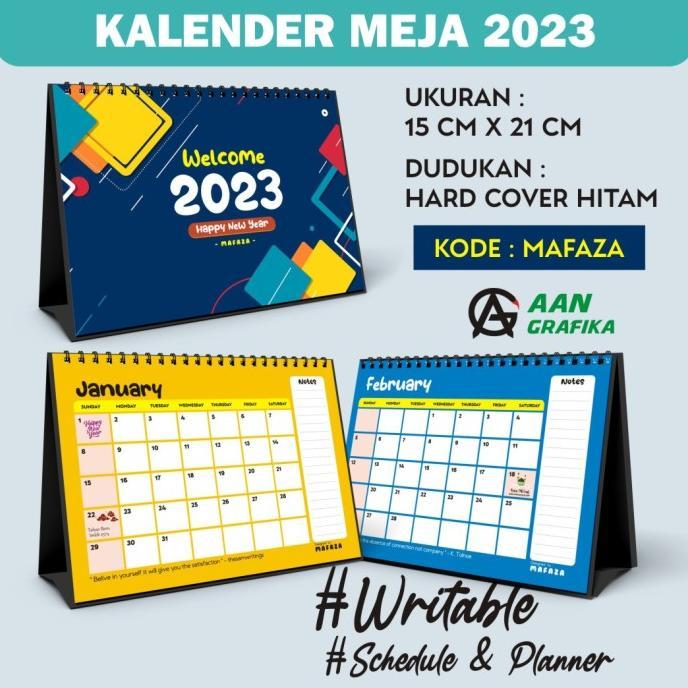 Jual New Kalender Meja 2023 | Kalender Duduk 2023 Spiral | Kode ...