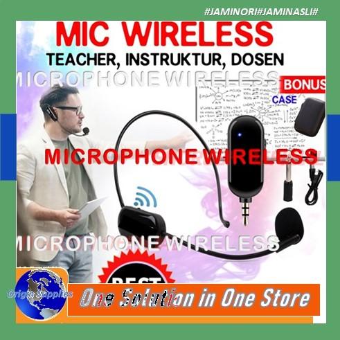 Jual Microphone Clip On Wireless Bando Instruktur Senam Guru Dosen ...