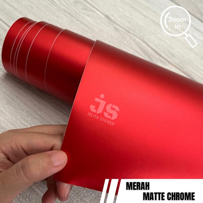 Jual Sticker Merah Satin Doff Skotlet Merah Matte Chrome - Kota ...