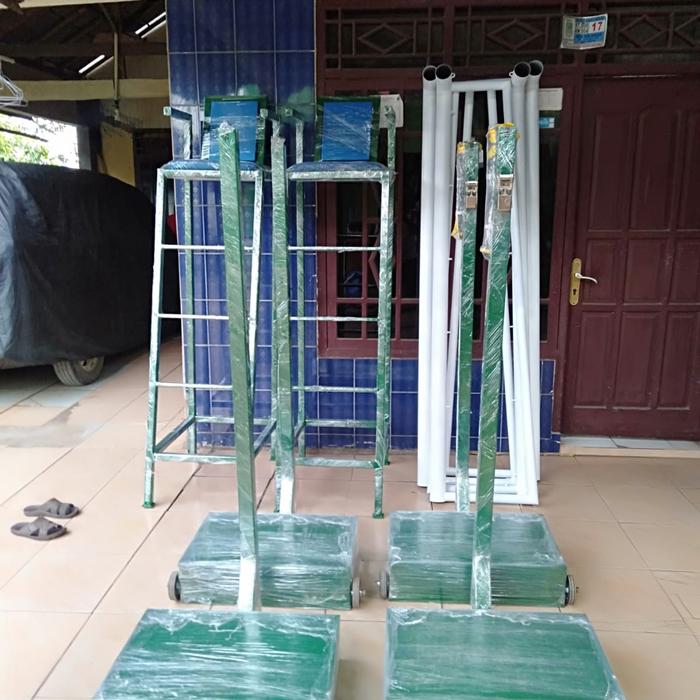 Jual tiang net badminton portable 1set + jaring net - Kab. Bekasi ...