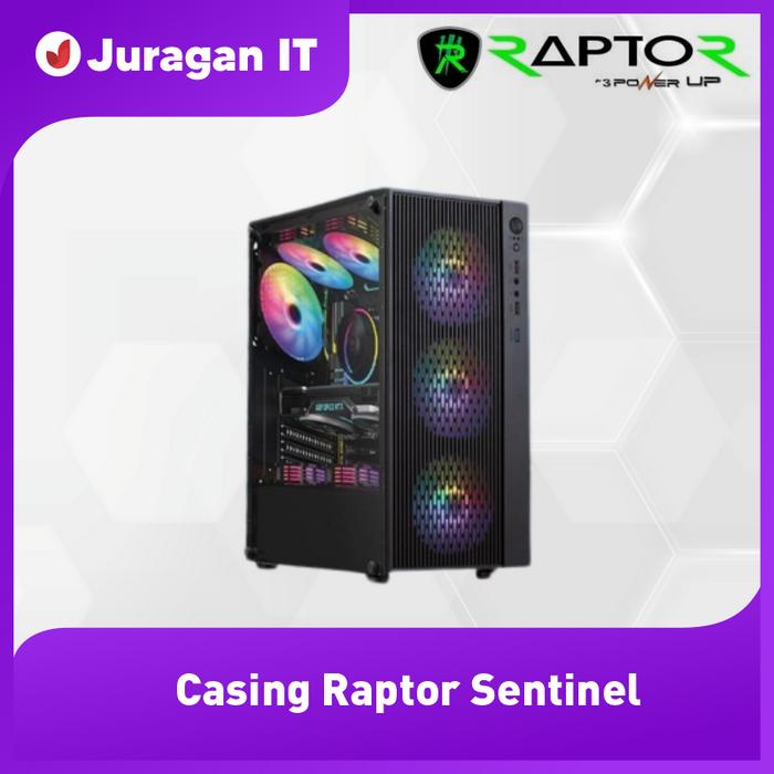 Jual Casing PC Raptor Sentinel With 3 RGB Fan - Kota Yogyakarta ...