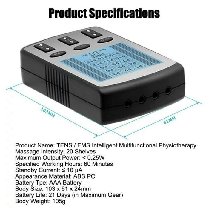 Jual alat fisioterapi tens ems terapi akupunktur meredian stimulator ...