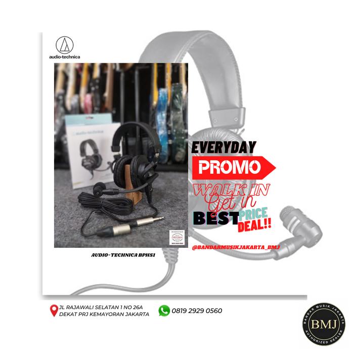 Promo AUDIO TECHNICA BPHS1 BROADCAST STEREO HEADSET BMJ Cicil 0% 3x ...