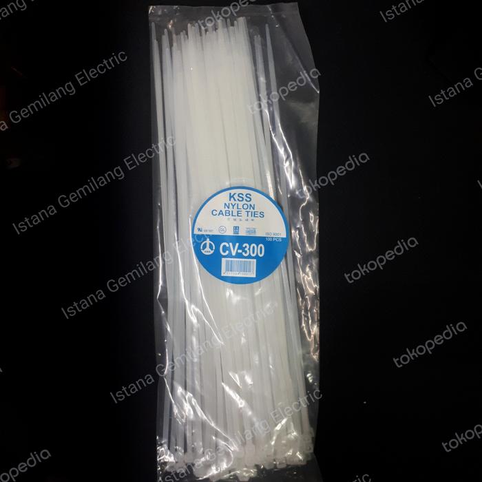 Jual KSS NYLON CABLE TIES CV-300/ 30CM X 3,6MM PUTIH - Jakarta Pusat - Istana Gemilang Electric ...