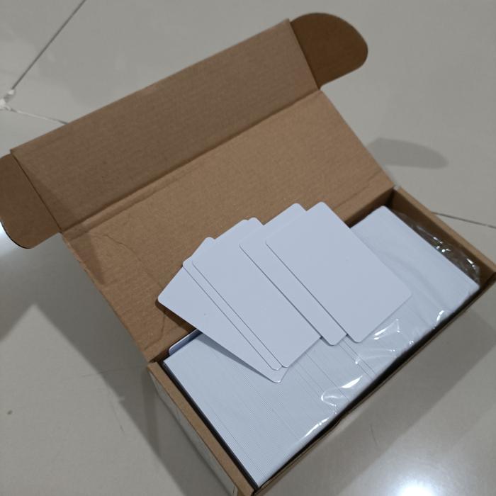 Jual Kartu PVC Polos / ID Card PVC / Blank Card PVC isi 250 pcs ( 1 Box ...