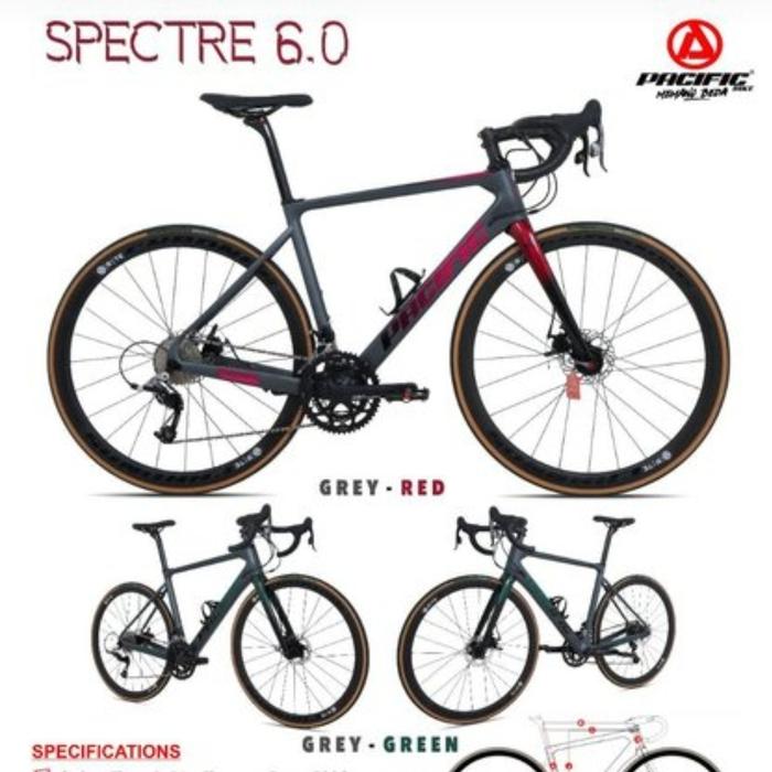 Jual Sepeda Balap Road Bike Pasific Spectre 6.0 6 Enam - Kota Surabaya - tony_top | Tokopedia