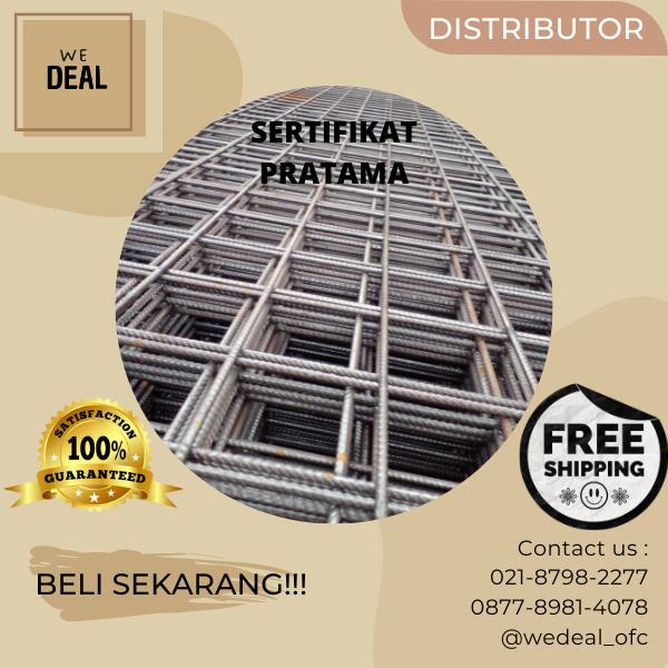Jual BESI WIREMESH M4 M5 M6 WIRE MESH M 4 5 6 MM SERTIFIKAT FULL SNI ...