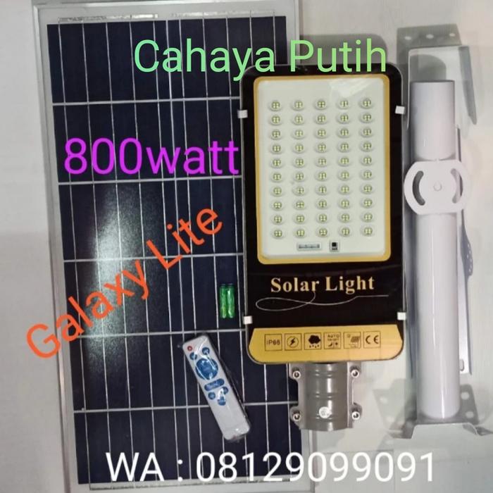 Jual Lampu jalan solar cell 800w / Tenaga surya tanpa PIR Sensor ...