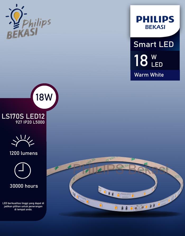 Jual Lampu LED Strip Philips LS170S 12W/M LED12 927 IP20 L5000 - Kota ...