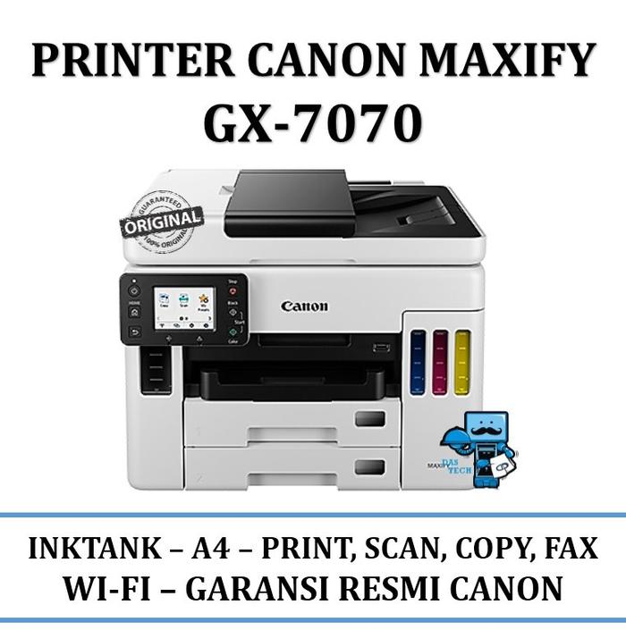 Promo Printer Canon Maxify GX7070 / GX-7070 - Wireless 4-in-1 Cicil 0% ...