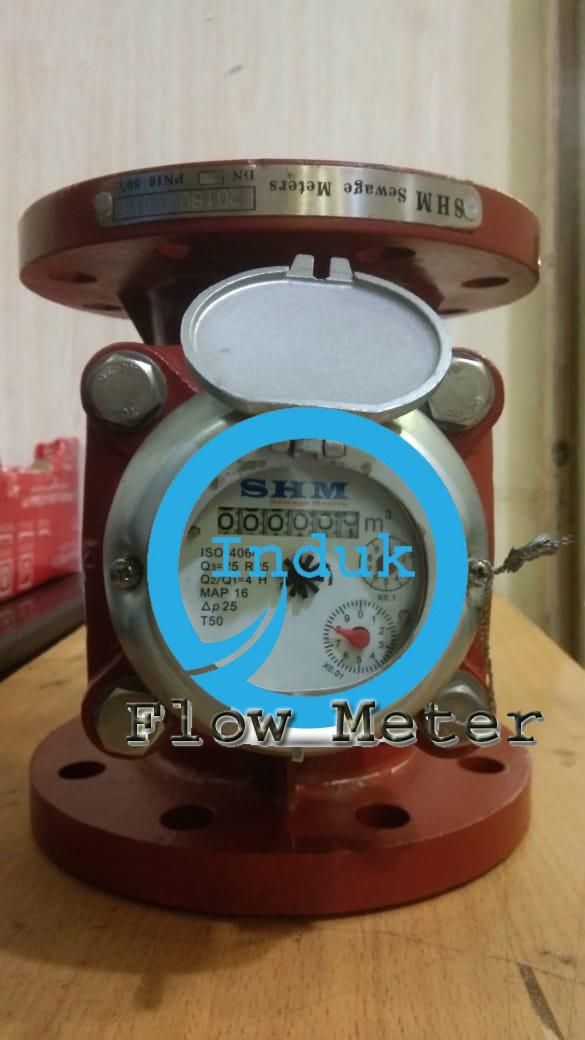 Jual Flow meter / Water meter / Meteran Air Limbah SHM Flange 4" inch ...