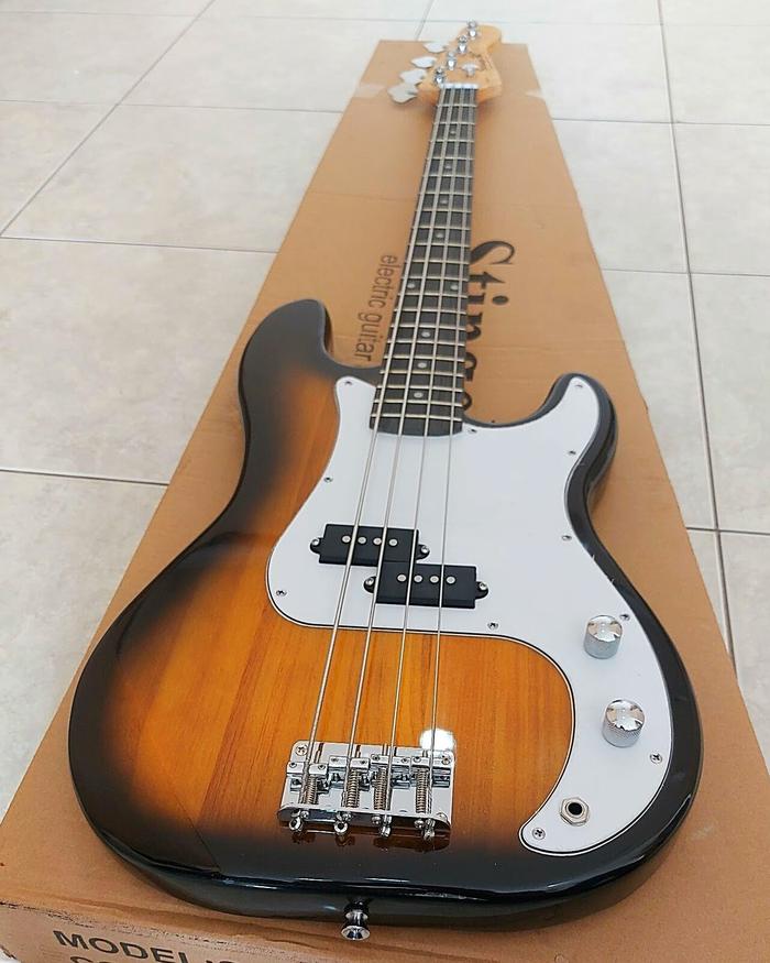 Jual Bass Elektrik Stinger Precision Bass SPB10 - 2-Tone Sunburst ...