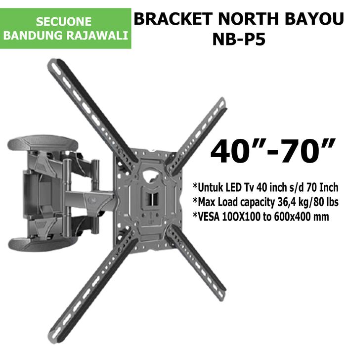 Jual Breket Bracket Brecket TV LCD LED NB P5 North Bayou BREKET LCD LED ...