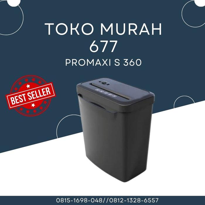 Jual Mesin Penghancur Kertas PROMAXI S360 PLUS Garansi resmi - Jakarta ...
