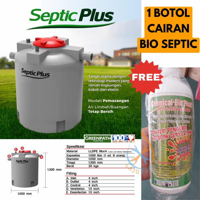 Jual SEPTIC PLUS Tangki Septic Tank 1000L / Tandon - Kota Denpasar ...