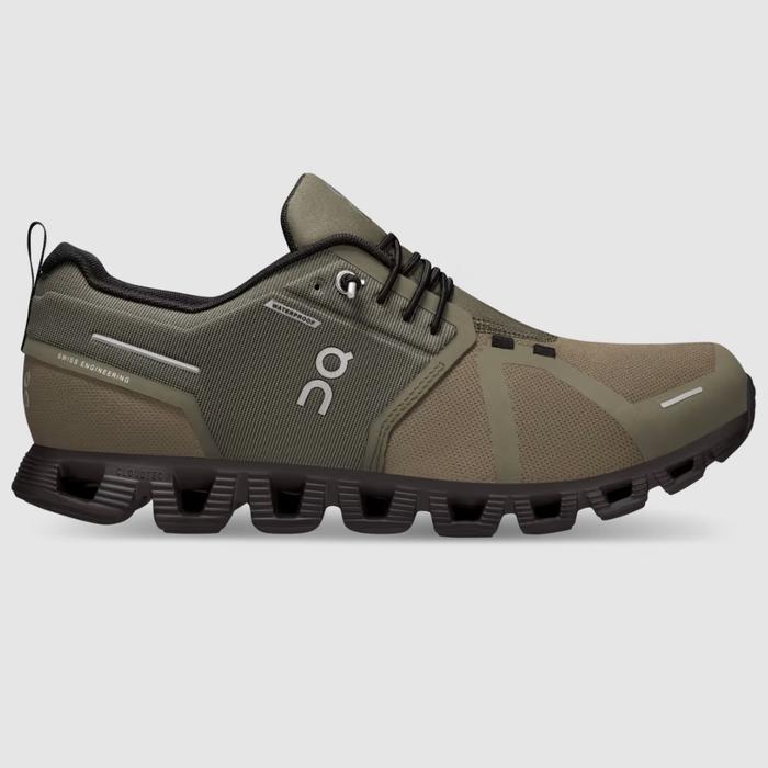 Jual Sepatu On Running Cloud 5 Waterproof Olive Black Men Original ...