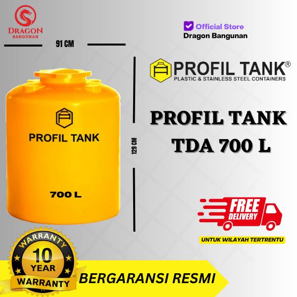 Jual Tangki Air Profil Tank TDA 700 Liter - Toren Air Plastik Profil ...