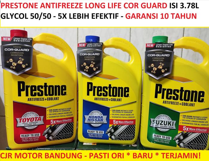 Jual Air Radiator COOLANT PRESTONE LONG LIFE ANTIFREEZE New Gen glycol ...