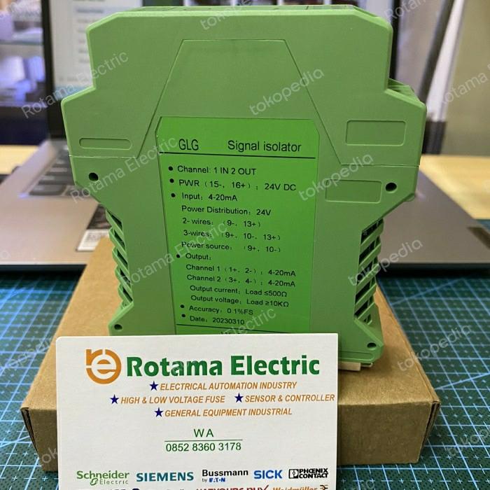 Jual DC SIGNAL ISOLATOR IN 4-20mA 2OUTPUT OUT1 4-20mA OUT2 4-20mA ...