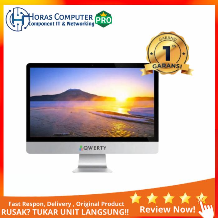 Jual [ BUILD UP ] MONITOR QWERTY AIO 24 INCH + Windows 10 PRO - Jakarta ...