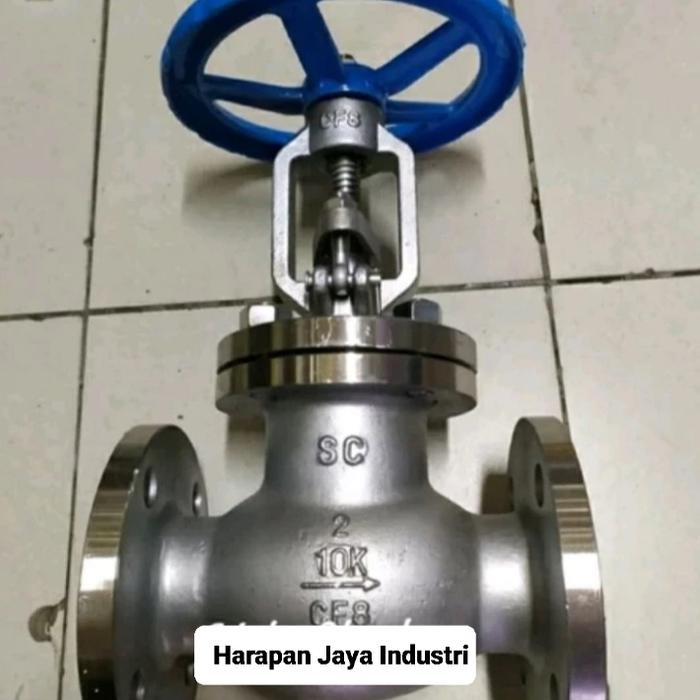 Jual Globe valve flange 2" stainless steel ss 304 jis 10k - Jakarta Barat - Harapan jaya ...