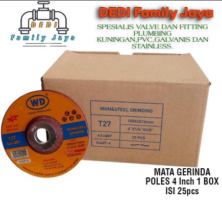 Jual MATA GERINDA POLES 4 Inch 1 BOX ISI 25pcs - Jakarta Pusat - DEDI ...