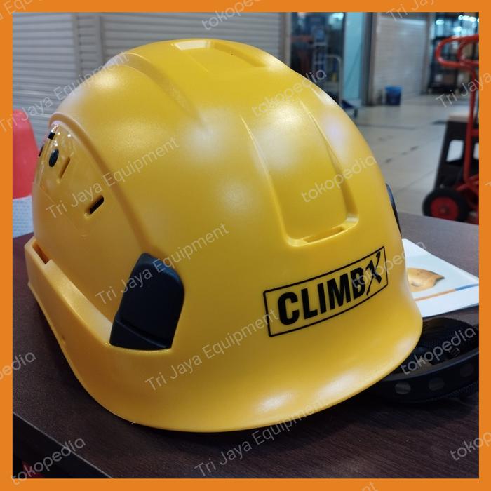 Jual Helm Climbx/ Mirip Petzl Yellow Bersertifikat Murah Meriah ...