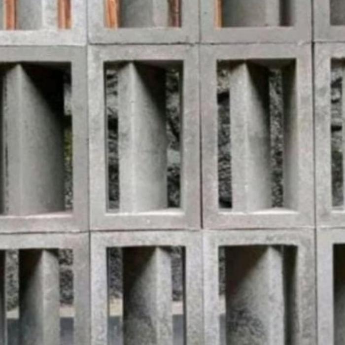 Jual roster/modern/beton/minimalis/ventilasi udara abu ukuran panjang ...
