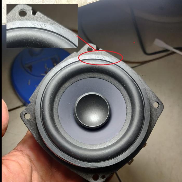 Jual Speaker SONOS 3.5 Inch Woofer Mid-Bass Subwoofer 4 Ohm 50W SONOS ...