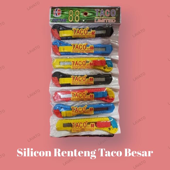 Jual Cutter Silet Renteng Taco Besar 1 Renteng Isi 6 Pcs - Kota ...