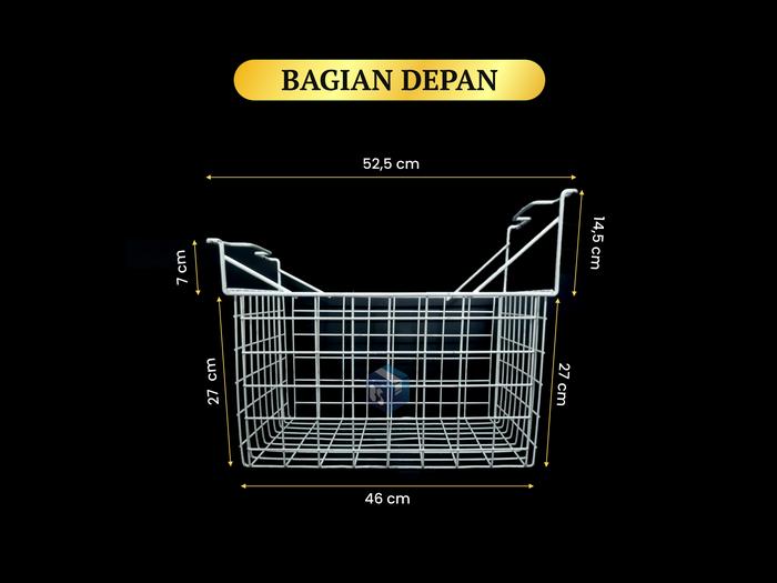 Promo Keranjang Freezer Ukuran 52,5 x 26,8 x T1 : 34,5 x T2 : 41x5 ...