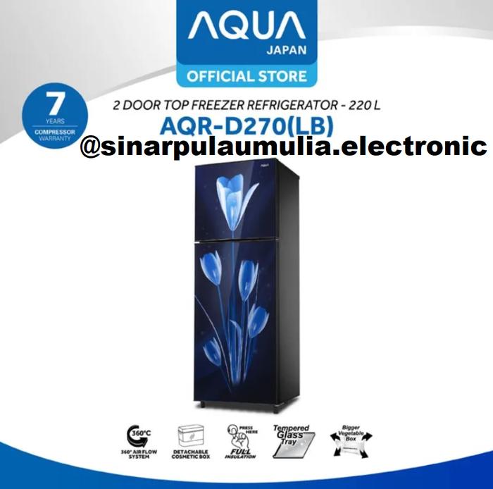 Jual Aqua Kulkas 2 Pintu 220 Liter - AQR D270 LB / AQR D 270 LB / AQRD270LB - Kota Pontianak ...