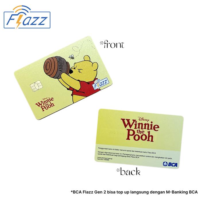 Jual Kartu Flazz BCA Gen 2 Karakter Unik UV Print 2 Sisi - Peeking Pooh ...